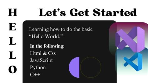 Hello World Html And Css Javascript Python And C Youtube