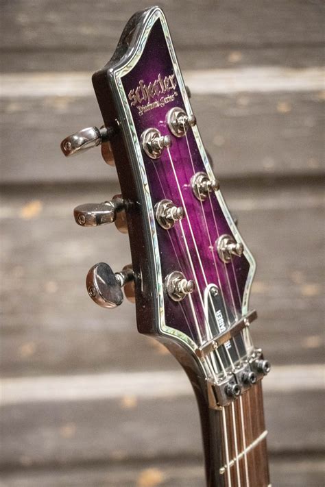 Schecter Hellraiser C 1 Fr Trans Purple Burst Electric Guitar At No