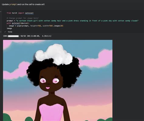 generate ai art with github codespaces dev community