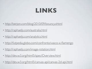 CANVAS Vs SVG FrontInRio 2011 PPT