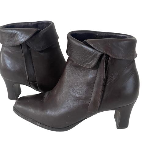 Shoes Ladies Chocolate Brown Ankle Boots Poshmark