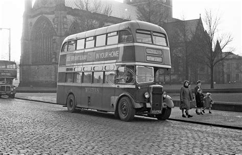The Transport Library Western SMT Daimler CVG6 2210 XS6753 At Paisley In 1964 21 1 64 JS