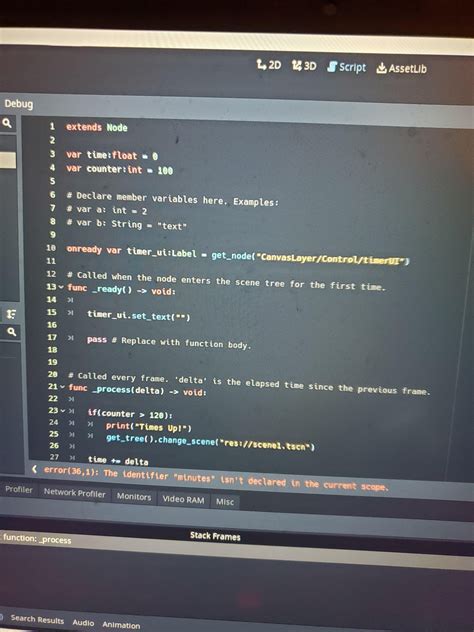 The Identifier Minutes Isnt Declared In Current Scope I Cant