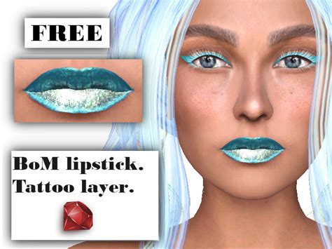 Second Life Marketplace ~ruby~ Bom Lipstick Set 6 Demo T Lipstick Catwa