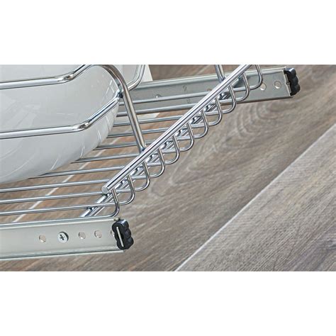 REV A SHELF X Single Pull Out Basket Chrome Rev A Shelf WB CR