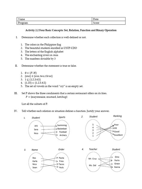 activity 2 2 four basic concepts set relation function and binary