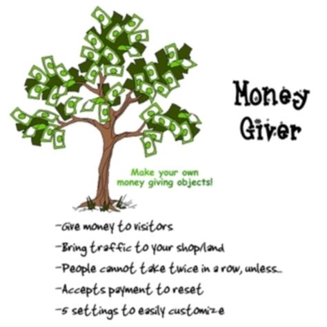 Second Life Marketplace Money Giver Script Transferable