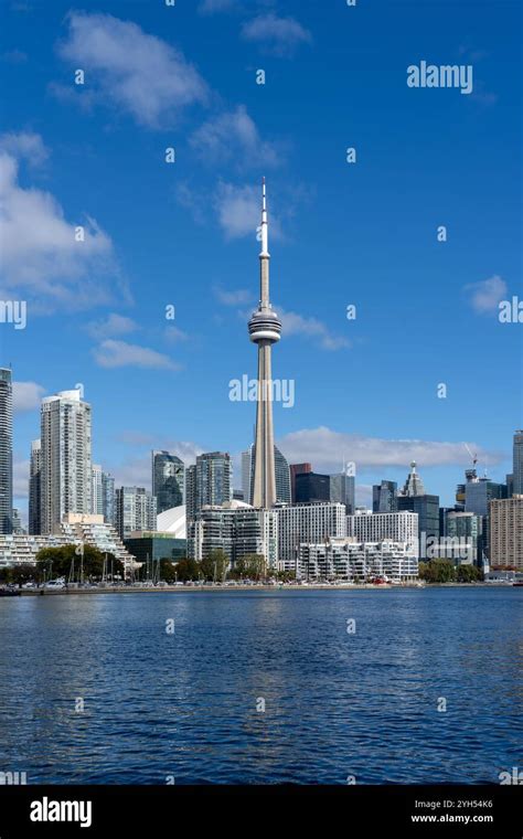 View Of Toronto Downtown Skyline From Lake Ontario Toronto Canada