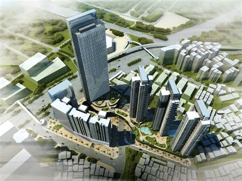 131 深圳5层框架结构商业综合体建筑设计图纸 Autocad 2004 模型图纸下载 懒石网