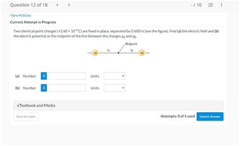 Solved Two Identical Point Charges 260×10−9c Are Fixed