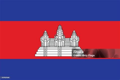 캄보디아플래그 일러스트 질감이 있는 배경 기호 및 캄보디아의 공식 국기 광고 홍보 Tv 광고 광고 웹 디자인 잡지 신문 보고서 연구 비디오 편집기 블로거 0명에 대한 스톡
