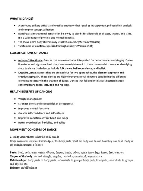 Pe Report Final Pdf Dances Foot