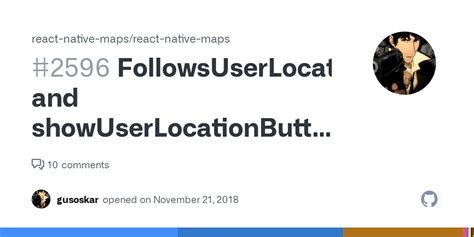 Followsuserlocation And Showuserlocationbutton Not Working Both