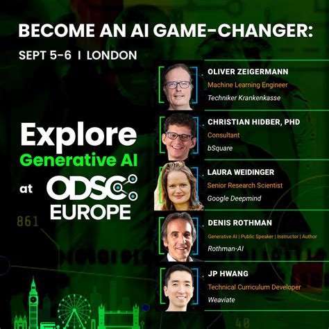 Open Data Science Conference Odsc On Linkedin Generativeai Ai Odsceurope