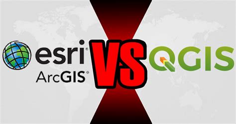 Qgis V Arcgis Gis Rs Gps