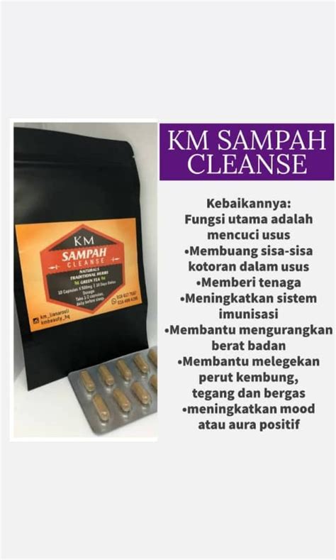 Km Sampah Cleanse Health And Nutrition Health Supplements Health Food