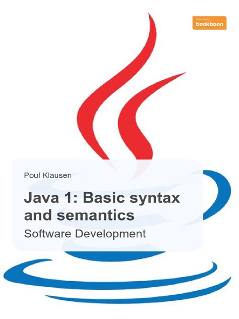 Java 1 Basic Syntax And Semantics Pdf Data Type Computer Program