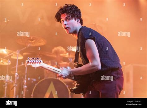 Milan Italy 11 March 2023 The British Band The Vamps Performs Live On