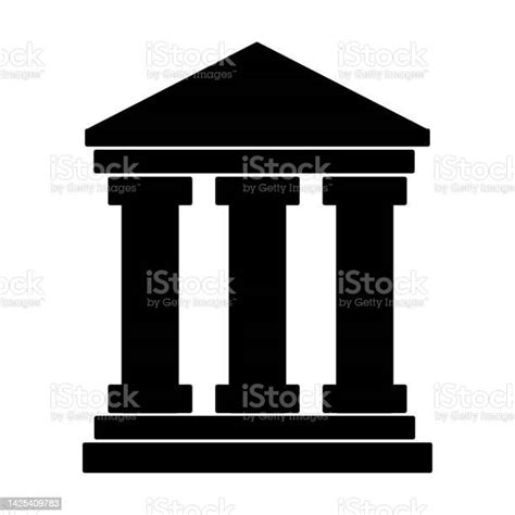 열 지붕 아이콘입니다 역사 박물관 벡터 일러스트레이션 스톡 이미지 기둥 건축적 특징에 대한 스톡 벡터 아트 및 기타 이미지 기둥 건축적 특징 3가지 개체 아이콘