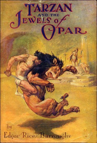 Tarzan And The Jewels Of Opar By Edgar Rice Burroughs Quotes And Excerpts