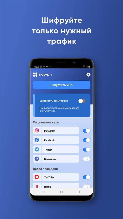 Notvpn Безлимитный ВПН Vpn скачать последнюю версию 12 6 Apk на Android бесплатно