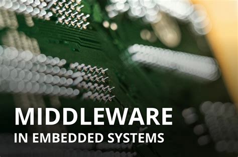 Middleware In Embedded Systems Balancing Flexibility Latency And Footprint