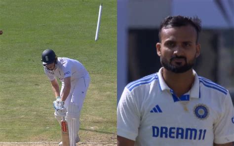 Watch Ind Vs Eng 2024 Akash Deep Gets Maiden Test Wicket Denied Due To No Ball