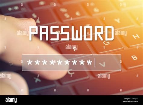 Password Input On Blurred Background Screen Password Protection