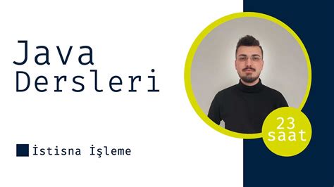 93 İstisna İşleme Efsane Java Dersleri Exception Handing Youtube