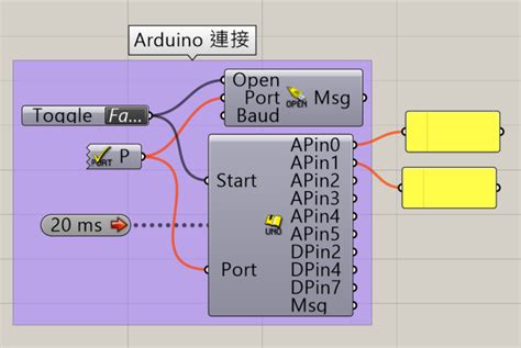 利用 Grasshopper Firefly 控制 Arduino 教學 8 使用光敏電阻控制rhino裡的蓮花模型開闔