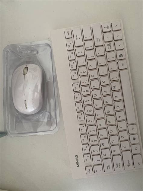 Miniso Keyboard Mouse Set Computers And Tech Parts And Accessories Computer Keyboard On Carousell