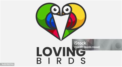 그라디언트 현대 사랑의 새 벡터 일러스트 레이 션 템플릿 개념에 대한 스톡 벡터 아트 및 기타 이미지 개념 개념과 주제 공휴일 Istock