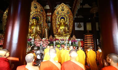 实拍三亚南山寺新春祈福法会，从大年初一到正月十五诵念大悲宝忏 三亚南山寺 金堂 祈福法会 新浪新闻