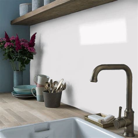 White Alusplash Splashback Sample Custom Splashbacks