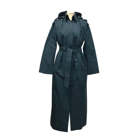 Brioni Blue Long Trench Coat · Hewi