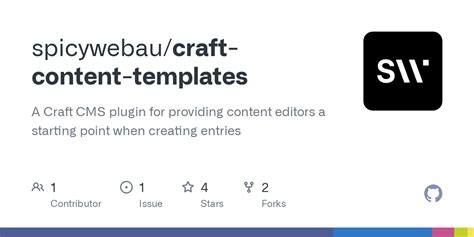 Github Spicywebaucraft Content Templates A Craft Cms Plugin For