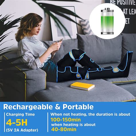 Leg Compression Therapy Massager Wrap Sports Leg Compression Sleeve