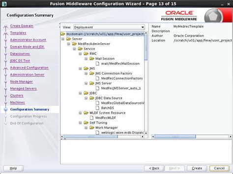 Oracle Weblogic Server 12c 1221 Creating And Using A Domain Template