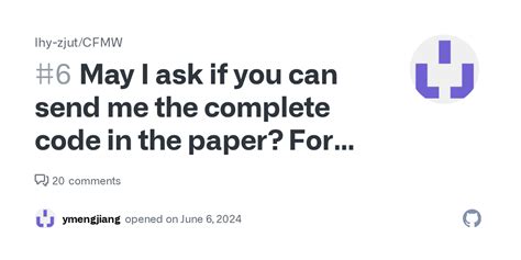 May I Ask If You Can Send Me The Complete Code In The Paper For