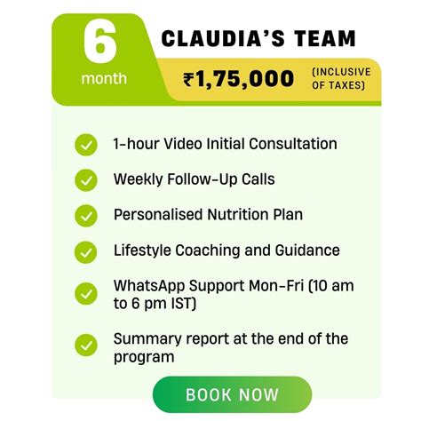 6 Months Holistichealth Program With Claudias Team Claudias Concept