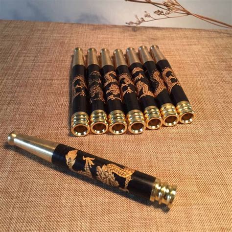 Penapis Rokok Pemegang Ebony Autentik Sirkulasi Penapis Set Rokok