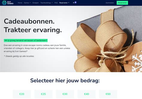 Exit Games kortingscode korting België in juni Exit Games kortingscode korting België in juni