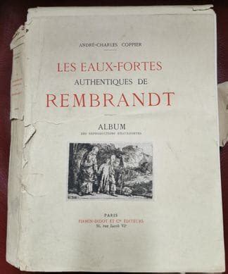 Coppier André Charles Les Eaux Fortes Authentiq Old Books Bids
