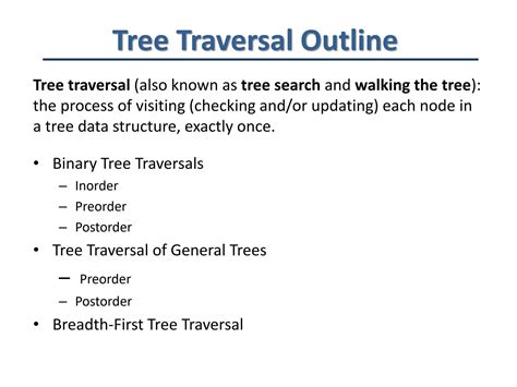 SOLUTION Ch8 Tree Part 3 Tree Traversal Studypool