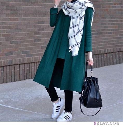 ملابس شتوي أزياء شتوي لبس شتوي محجبات أزياء شتوية سارة سرسور