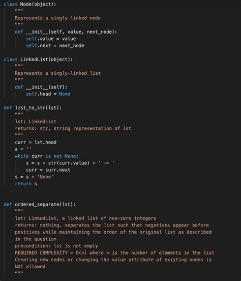 Solved Class Nodeobject Represents A Singly Linked Node