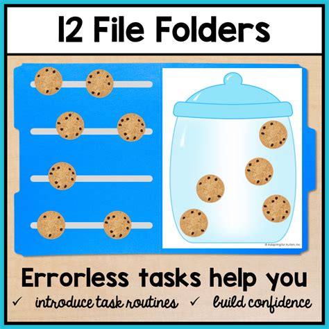 Errorless Matching File Folder Activities File Folder Activities Special Education Classroom