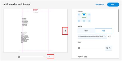 How To Add A Header Footer Soda PDF
