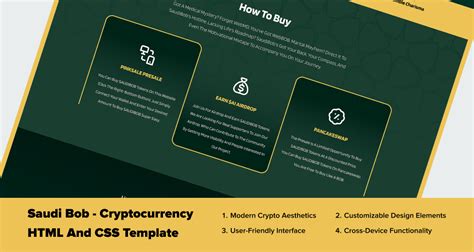 Saudi Bob Crypto Html And Tailwind Css Template