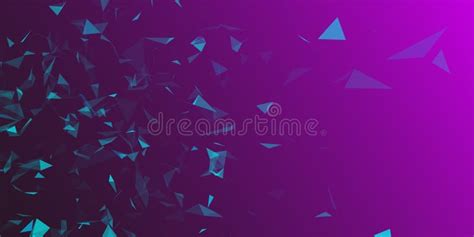 Abstract Background With Connecting Dots And Lines Network Connection Structure Stock